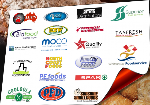 Distributors - We bake locally - supply Australia wide Distributors